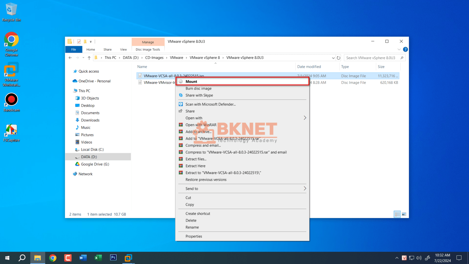 Hướng dẫn cài đặt vCenter Server Appliance (VCSA) 8 chi tiết nhất